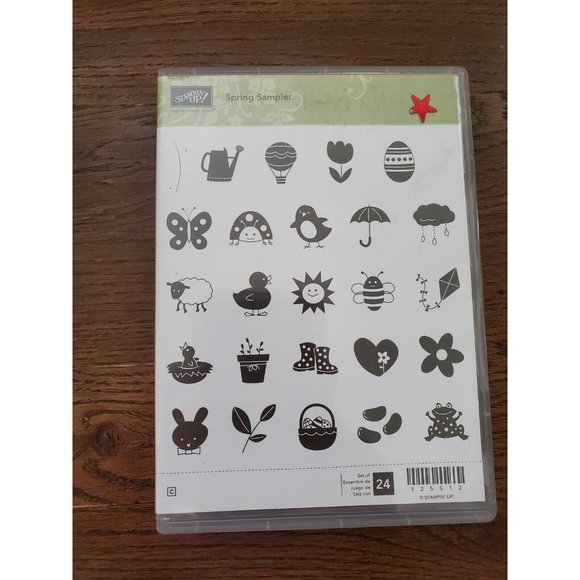 Stampin' Up! | Office | Stampin Up Spring Sampler Cling Rubber Stamp ...